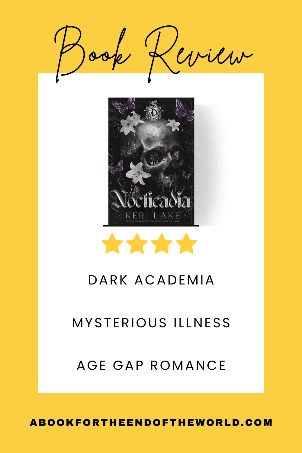 Book Review: Nocticadia by Keri Lake